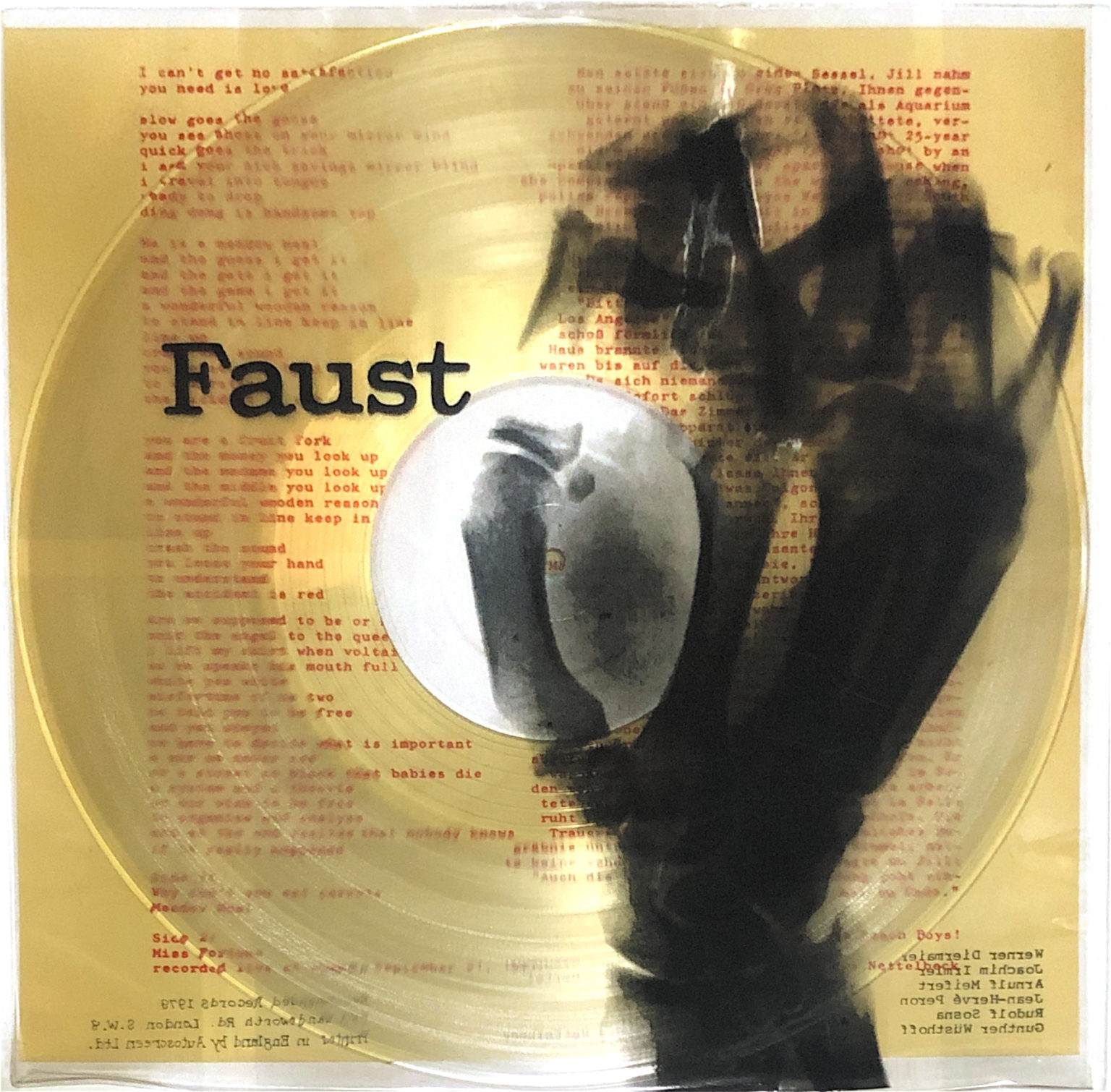 Faust / ファウスト [LP]ピクチャーレコード - bar chiba Music Store