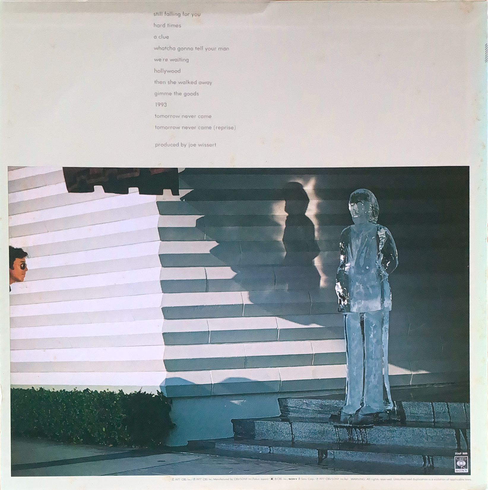 Down Two Then Left [LP] - Boz Scaggs - bar chiba Music Store