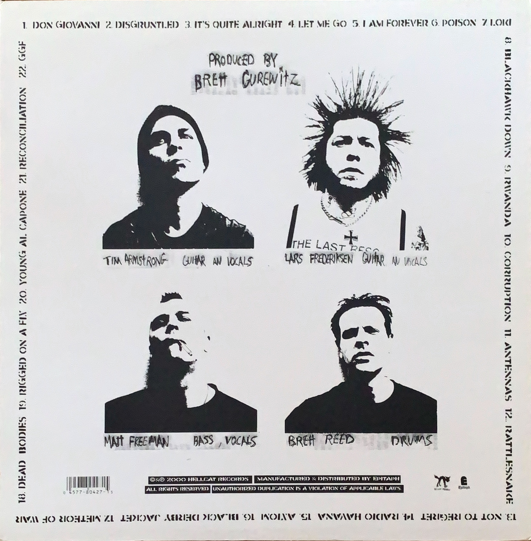 RANCID V [LP] - RANCID - bar chiba Music Store