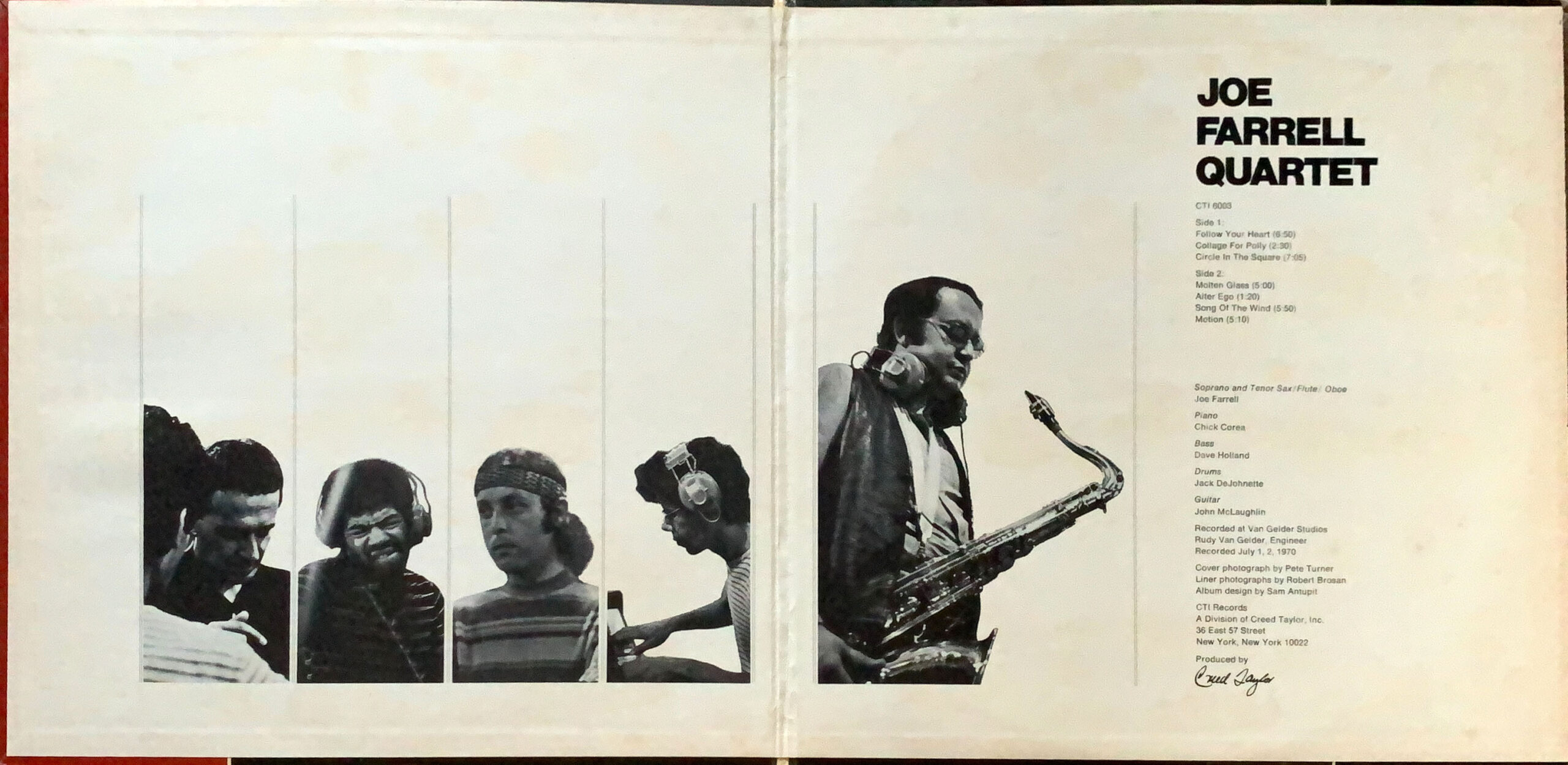 JOE FARRELL QUARTET [LP] - JOE FARRELL - bar chiba Music Store