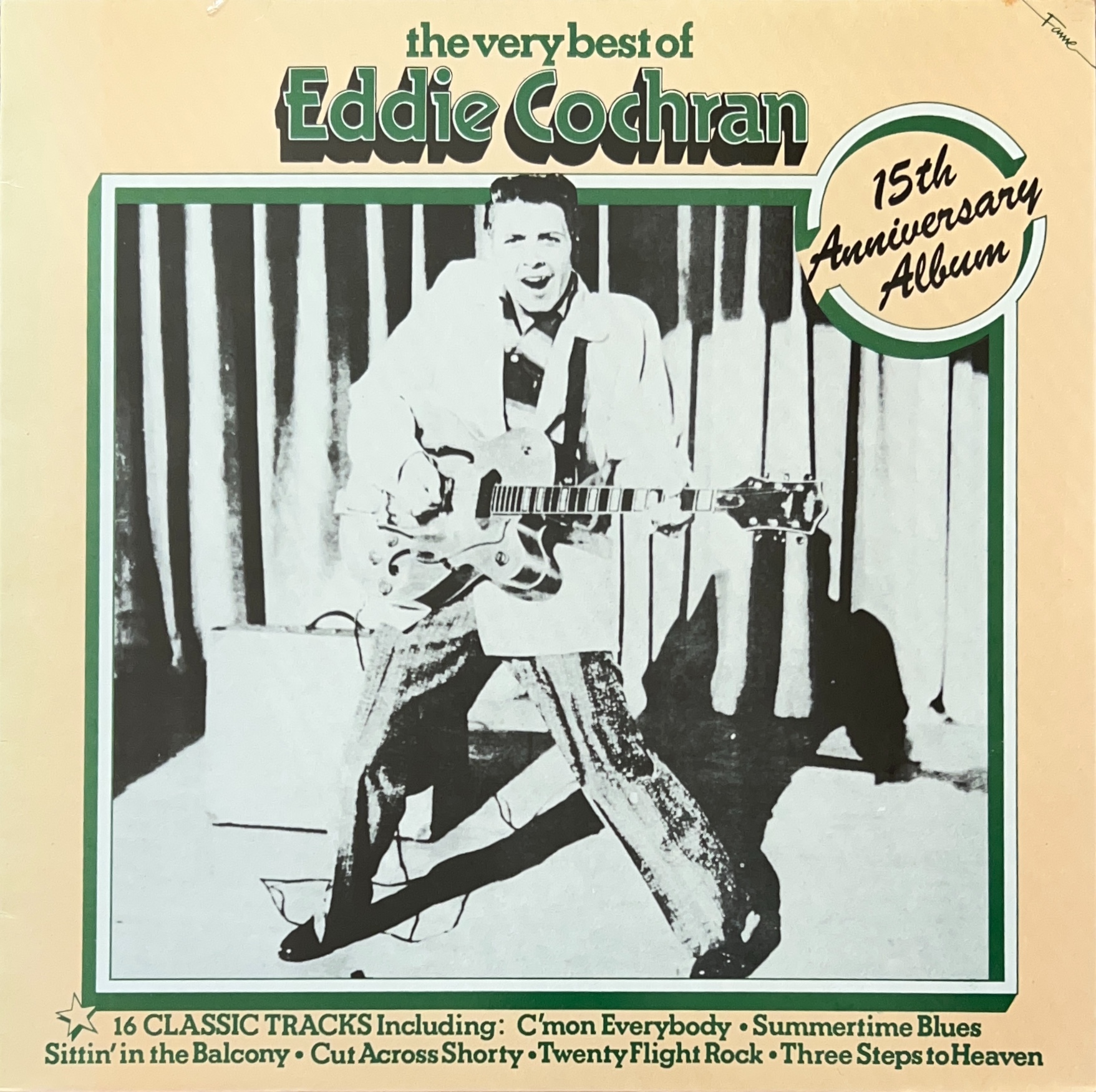 The Very Best Of Eddie Cochran [LP] - Eddie Cochran - bar chiba Music Store