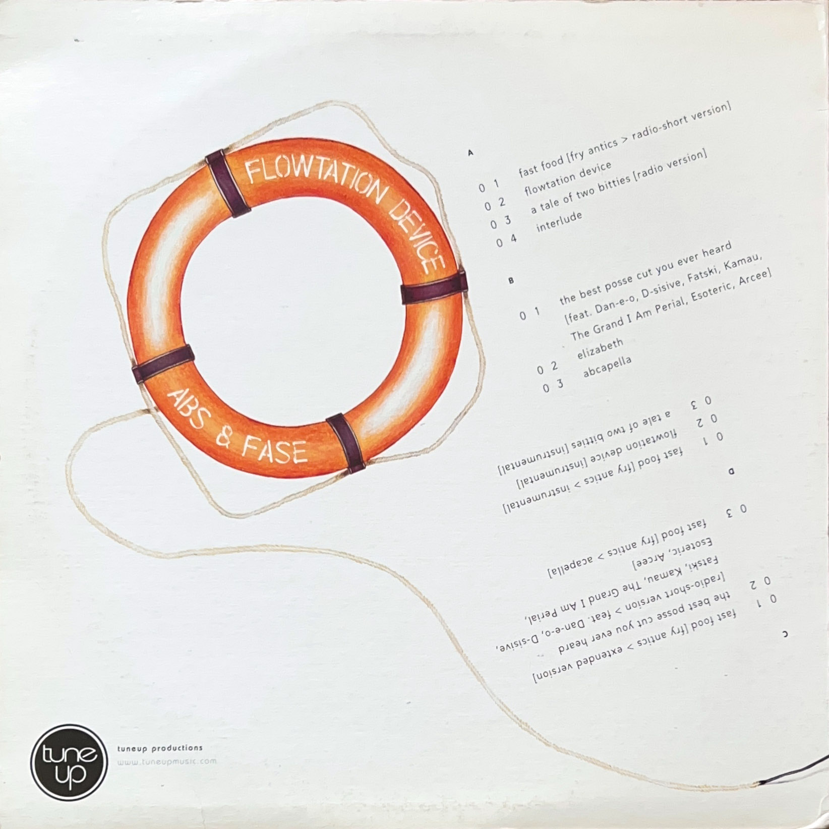 FLOWTATION DEVICE [2LP] - ABDOMINAL AND DJ FASE - bar chiba Music Store
