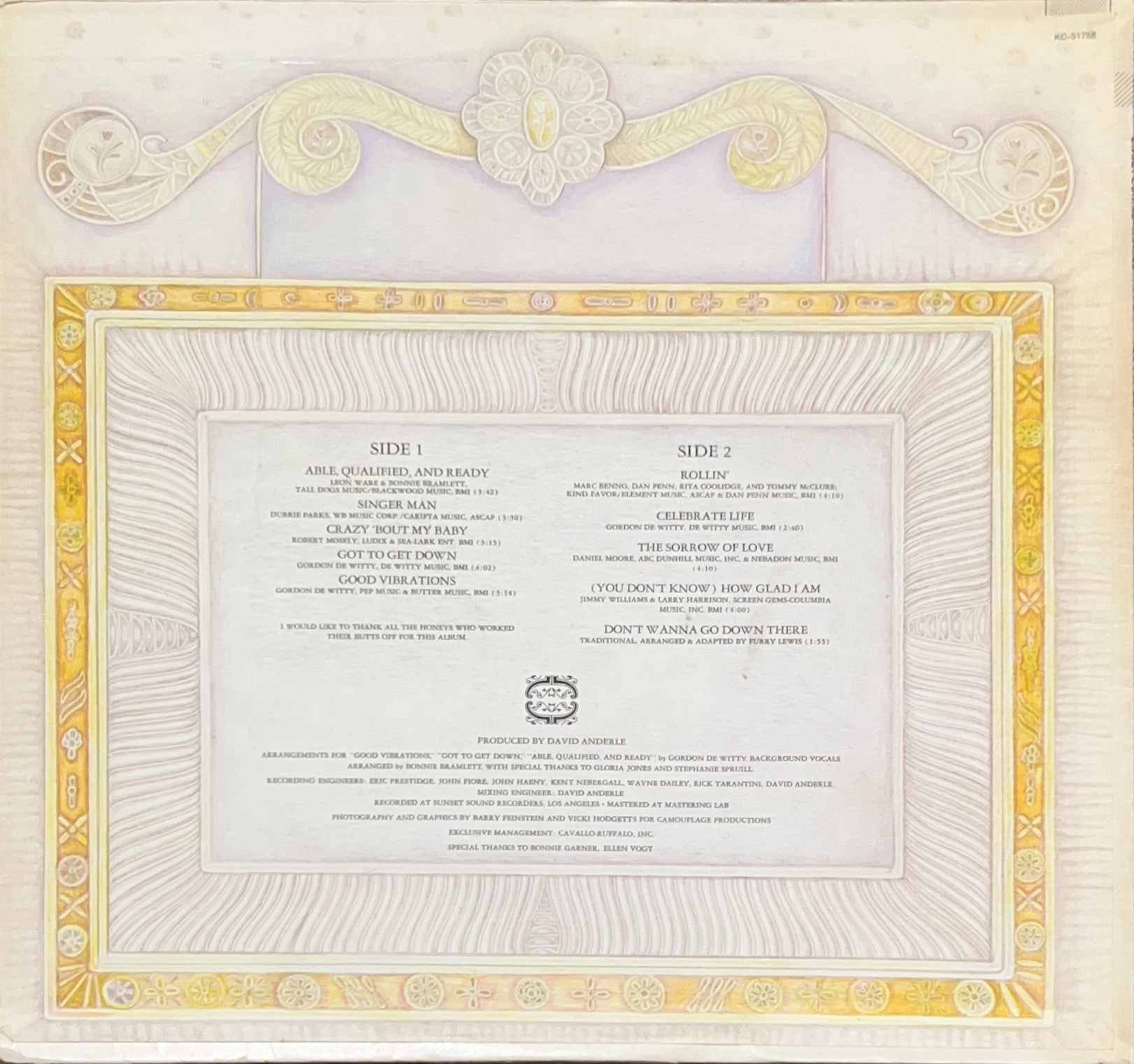 SWEET BONNIE BRAMLETT / スウィート・ボニー・ブラムレット - BONNIE BRAMLETT - bar chiba ...