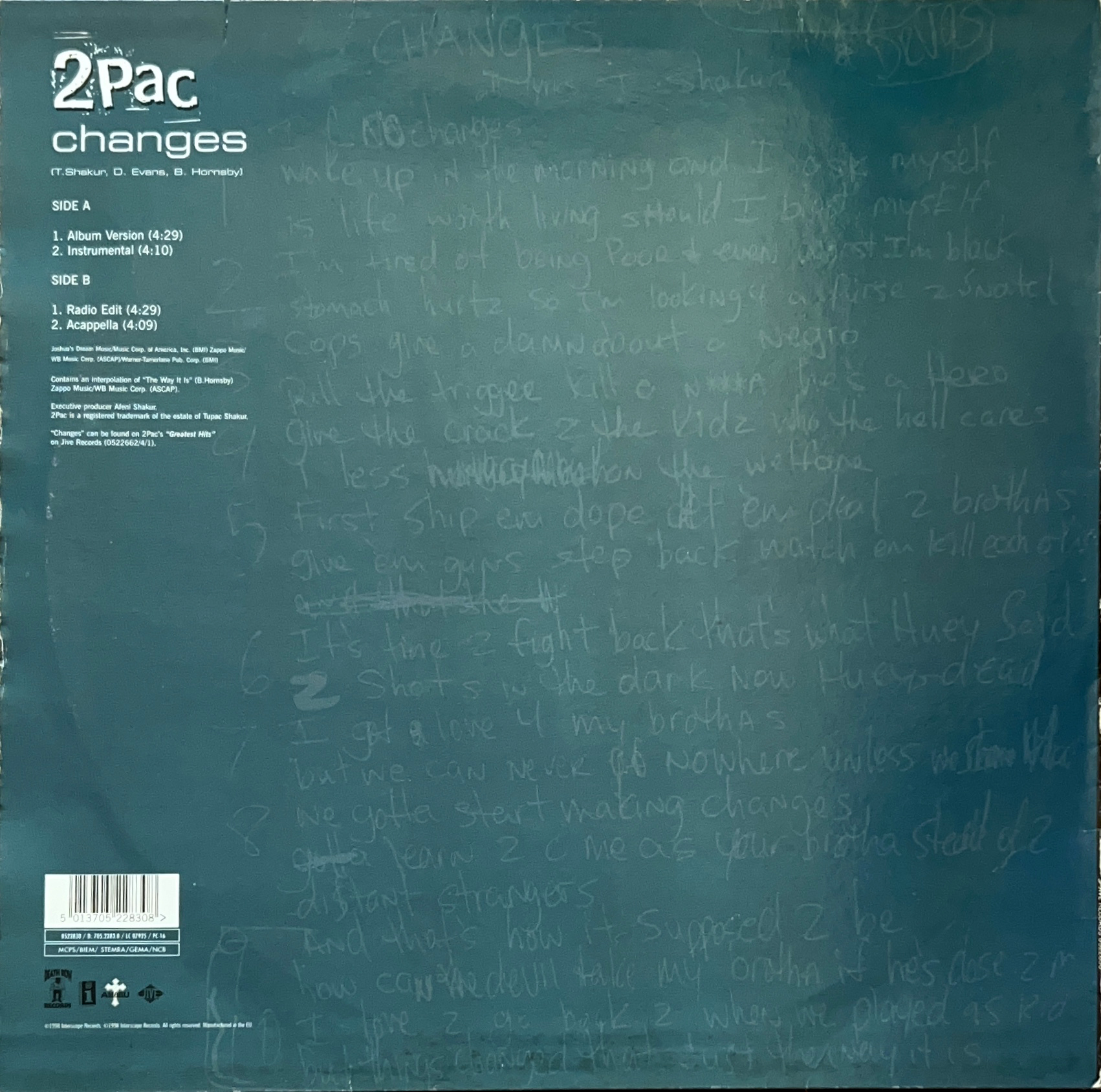 Changes [12inch vinyl] - 2Pac - bar chiba Music Store