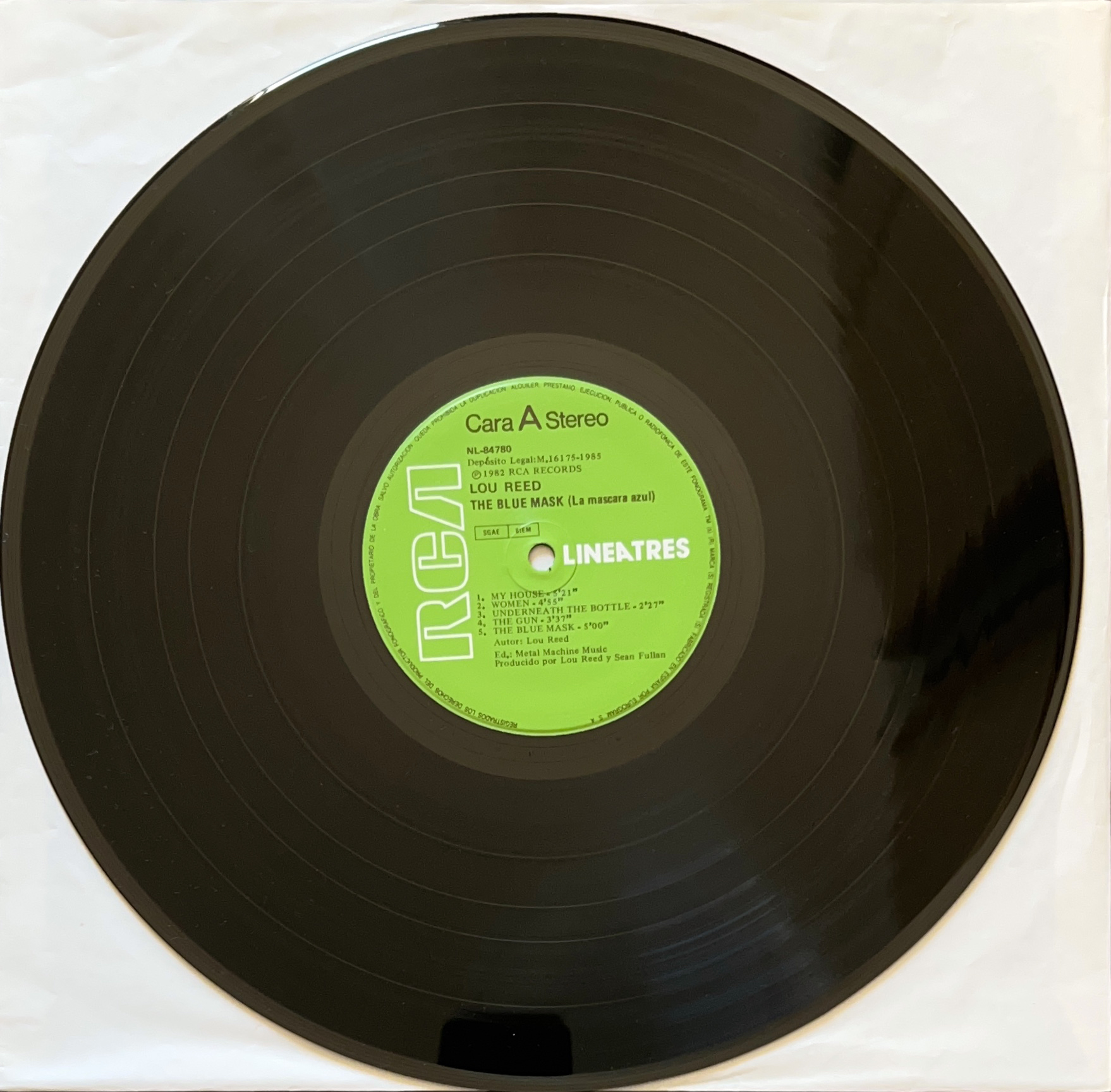 The Blue Mask / ブルー・マスク [LP] - Lou Reed - bar chiba Music Store