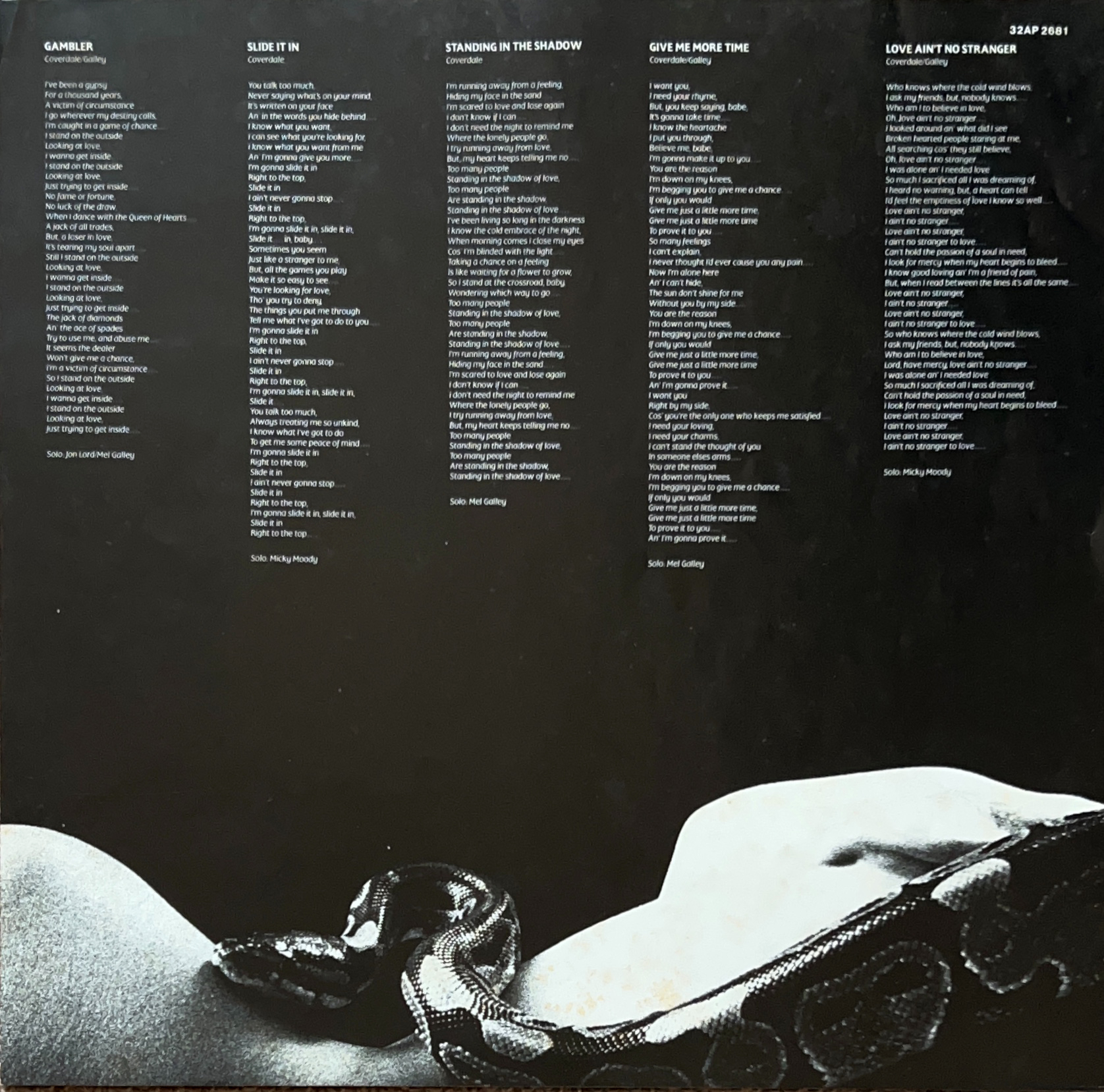 Slide It In / スライド・イット・イン [LP] - Whitesnake - bar chiba Music Store