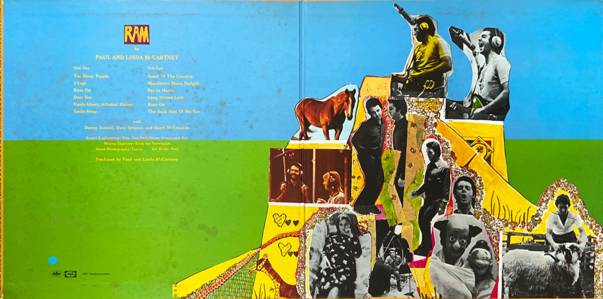 RAM [LP] - Paul & Linda McCartney - bar chiba Music Store