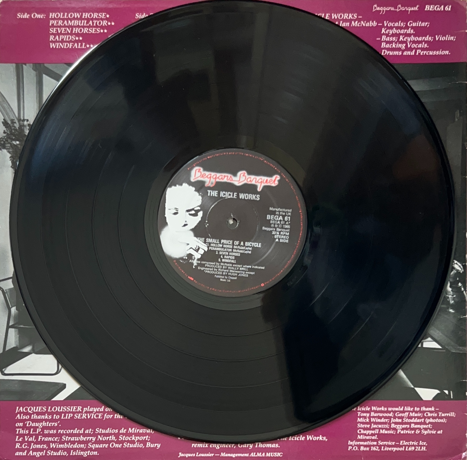 the small price of a bicycle [LP] - The Icicle Works - bar chiba Music ...