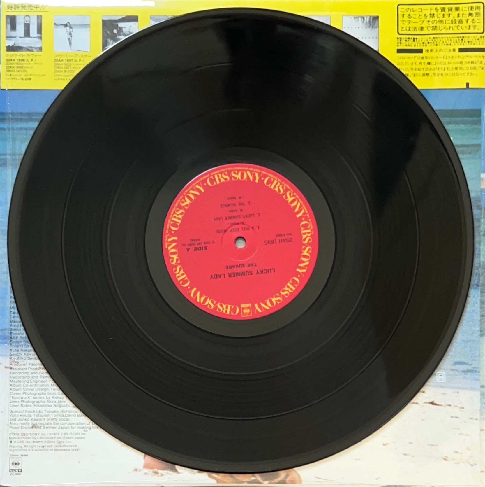 Lucky Summer Lady / ラッキー・サマー・レディー [LP] - THE SQUAR - bar chiba Music Store
