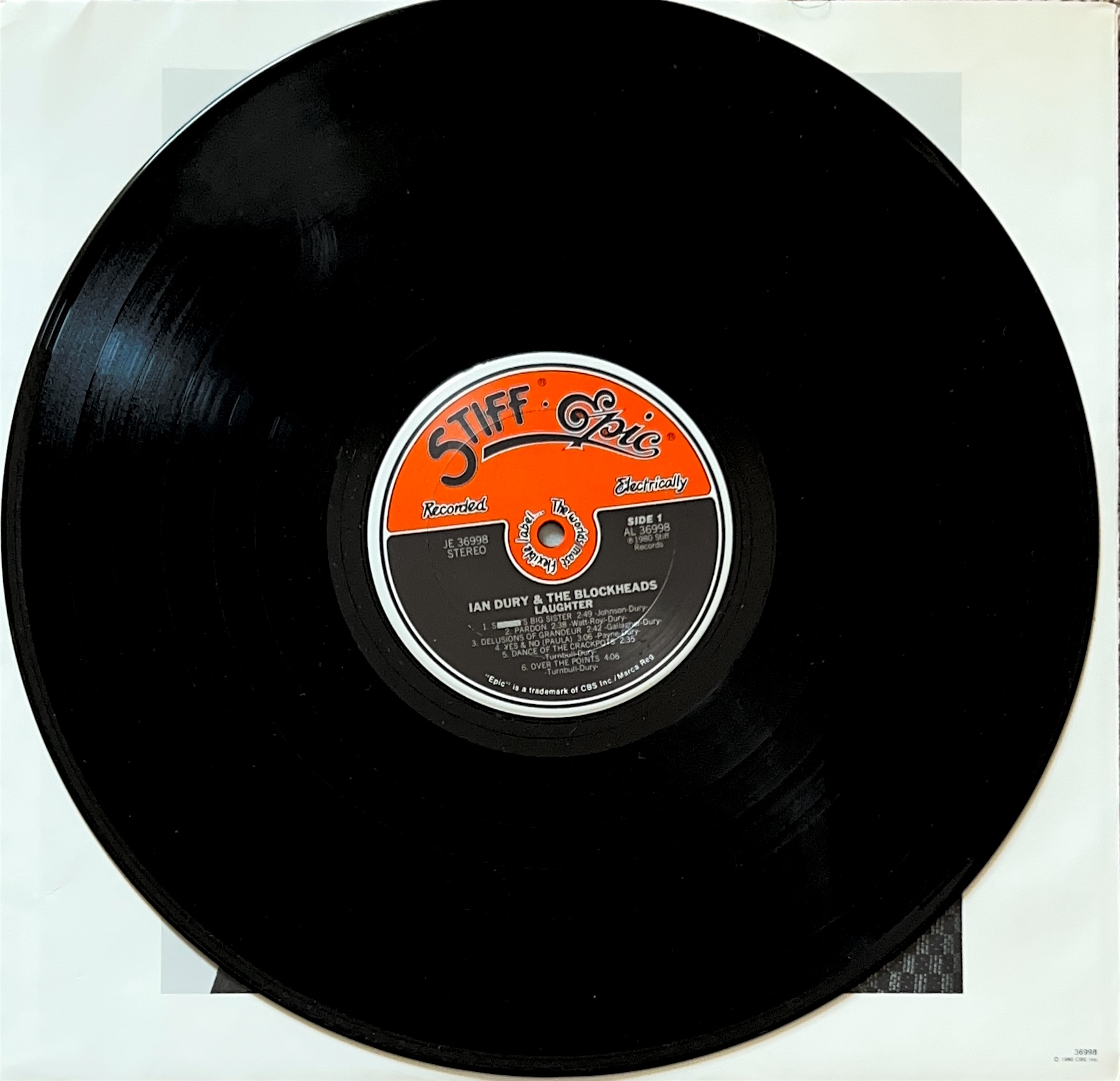 LAUGHTER [LP] - Ian Dury & The Blockheads - bar chiba Music Store
