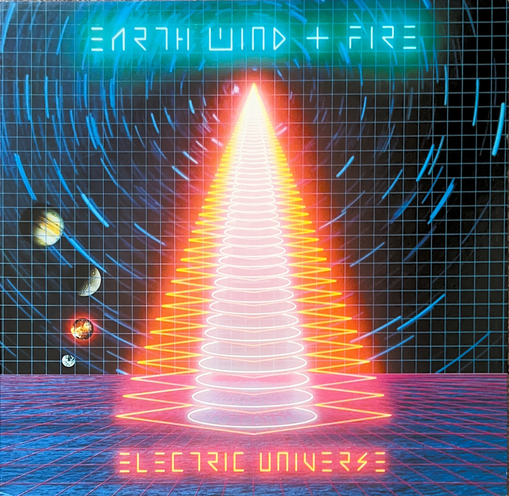 ELECTRIC UNIVERSE [LP] - Earth, Wind and Fire - bar chiba Music Store
