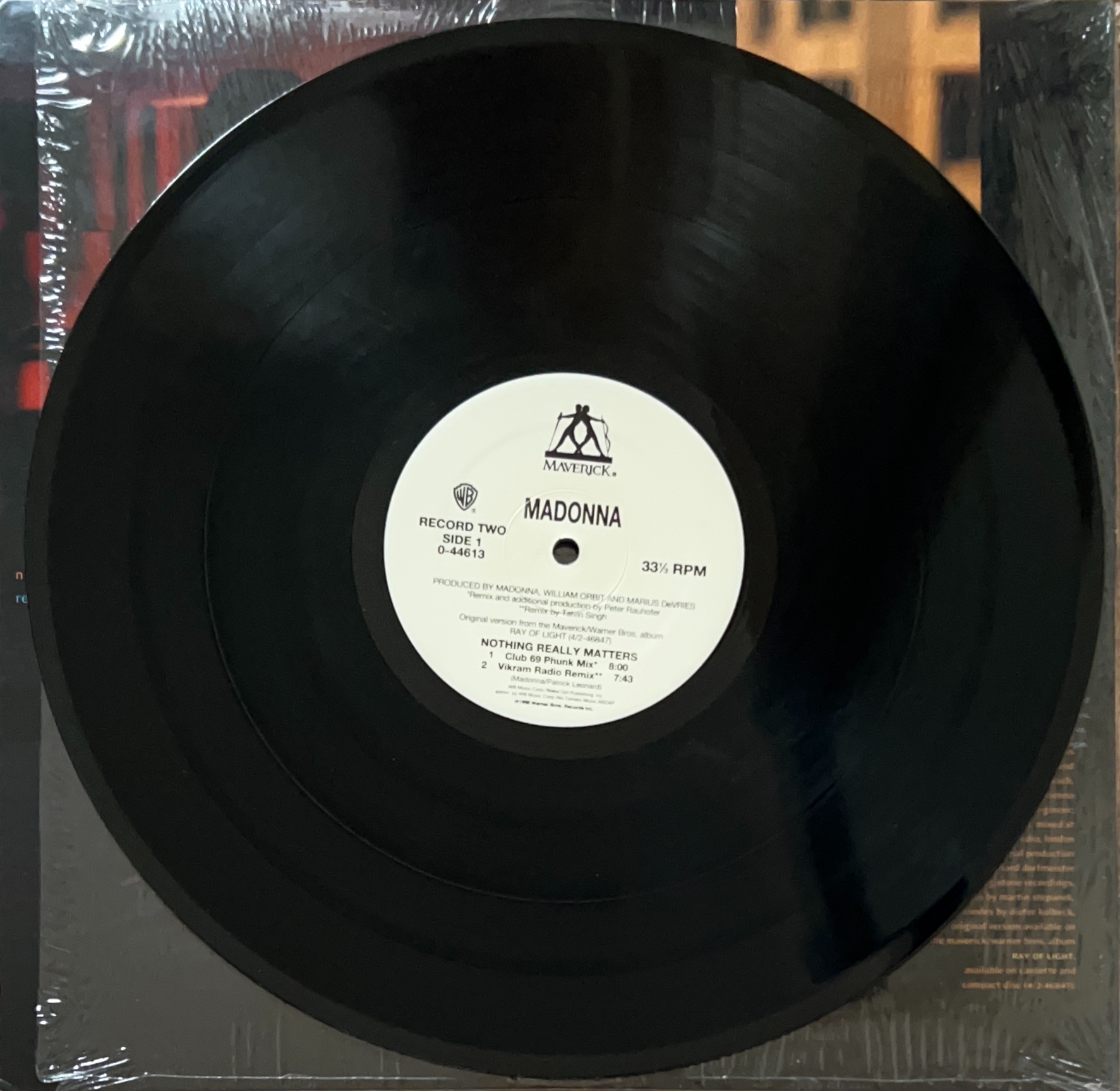 Nothing Really Matters [12inch vinyl x 2] - MADONNA - bar chiba Music Store