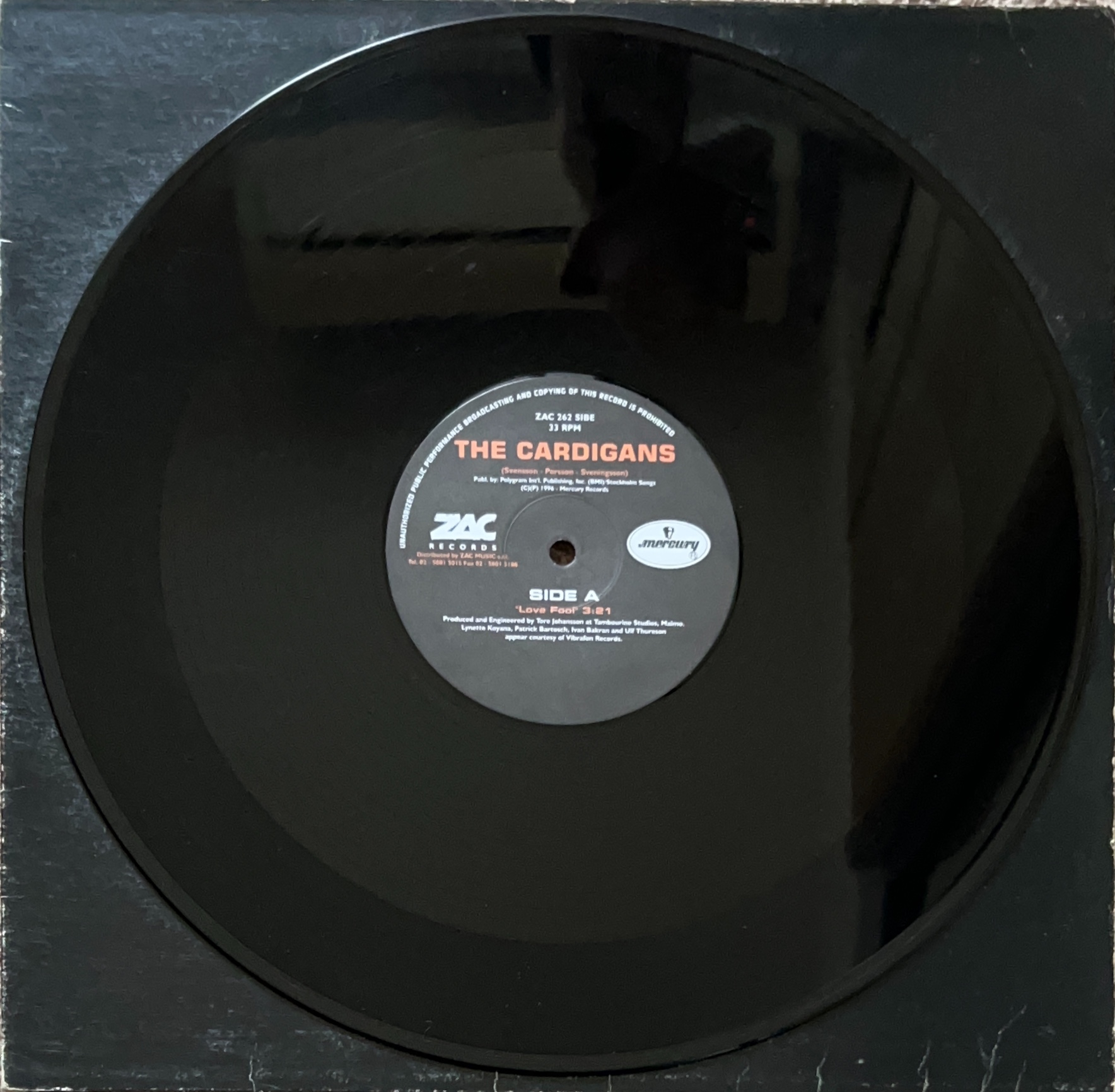 Love Fool / Carnival [12inch vinyl] - The Cardigans - bar chiba Music Store