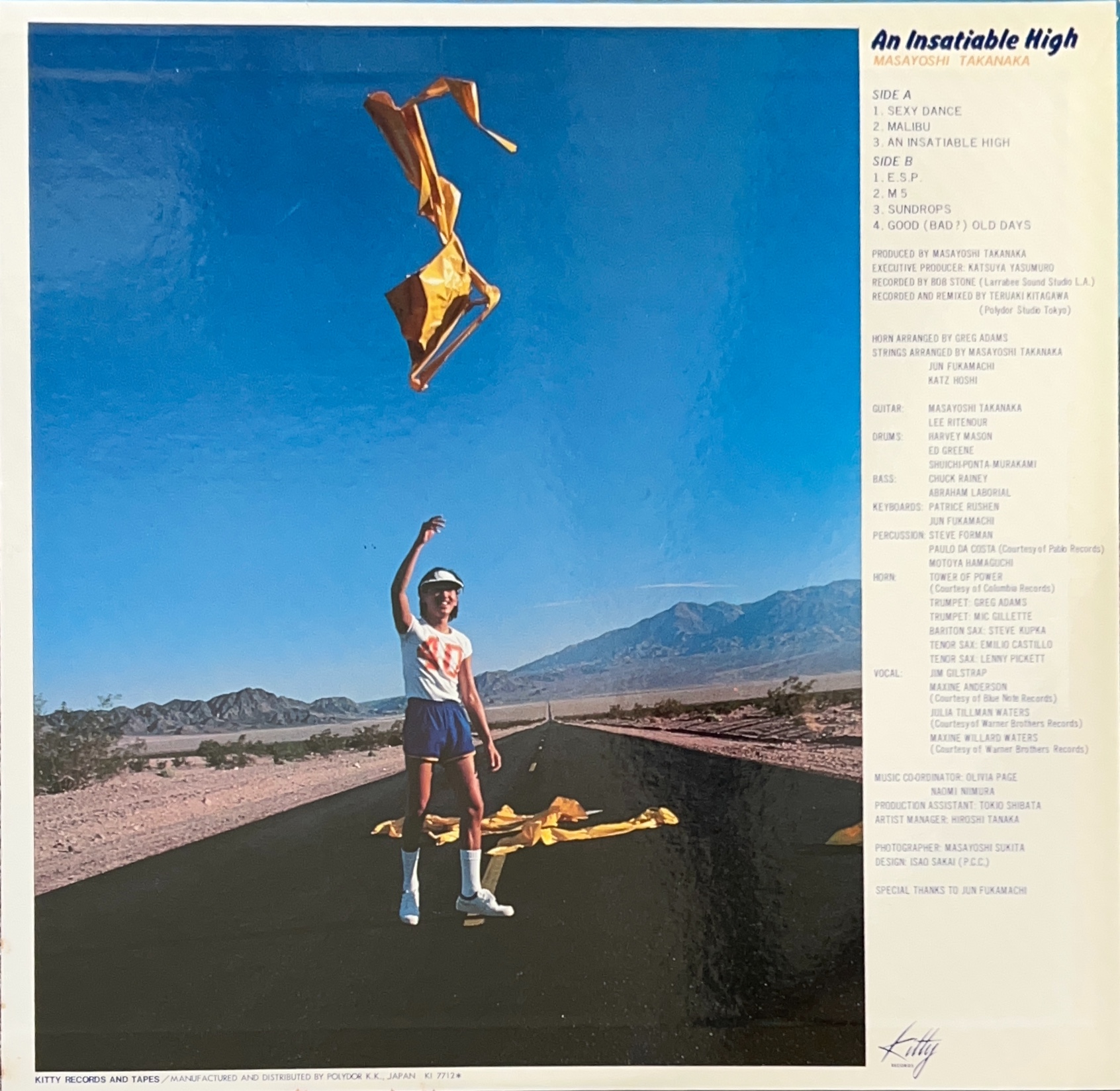 AN INSATIABLE HIGH [LP] - 高中正義 - bar chiba Music Store