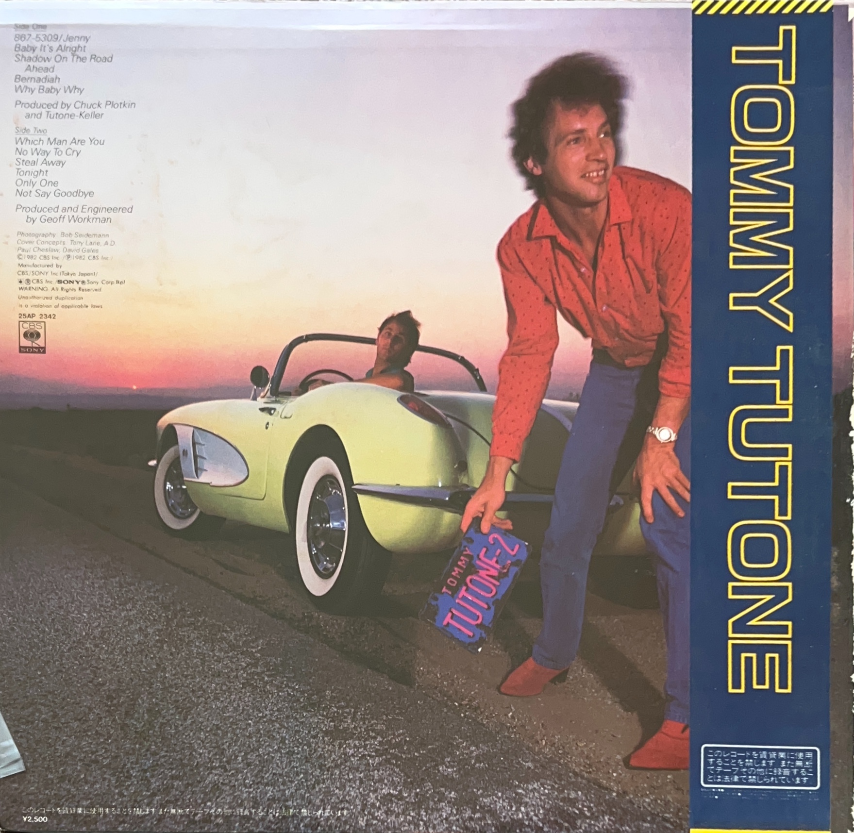 Tommy Tutone 2 [LP] - Tommy Tutone - bar chiba Music Store