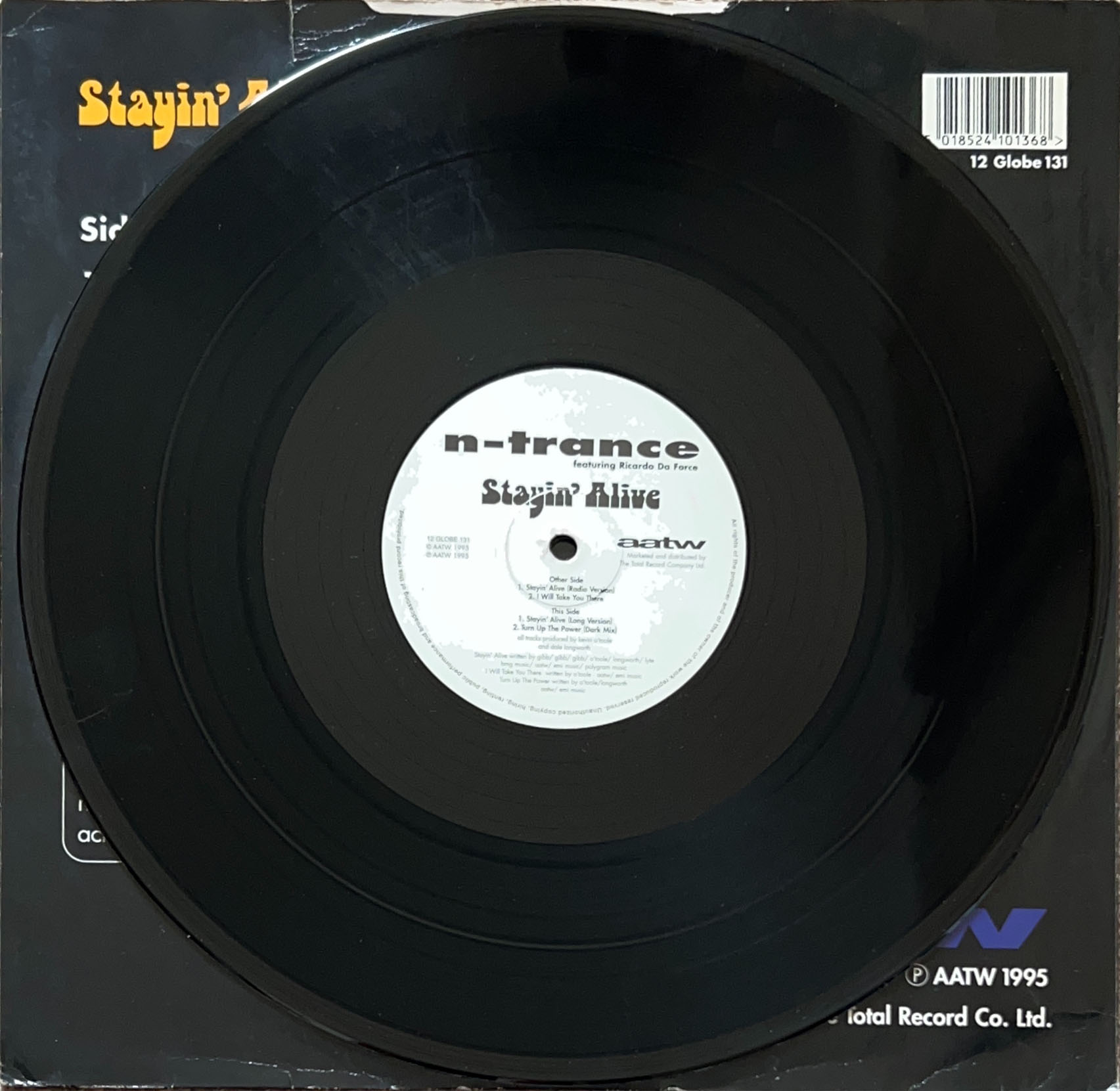 stayin' alive [12inch single] - N-TRANCE FEAT. RICARDO DA FORCE - bar ...