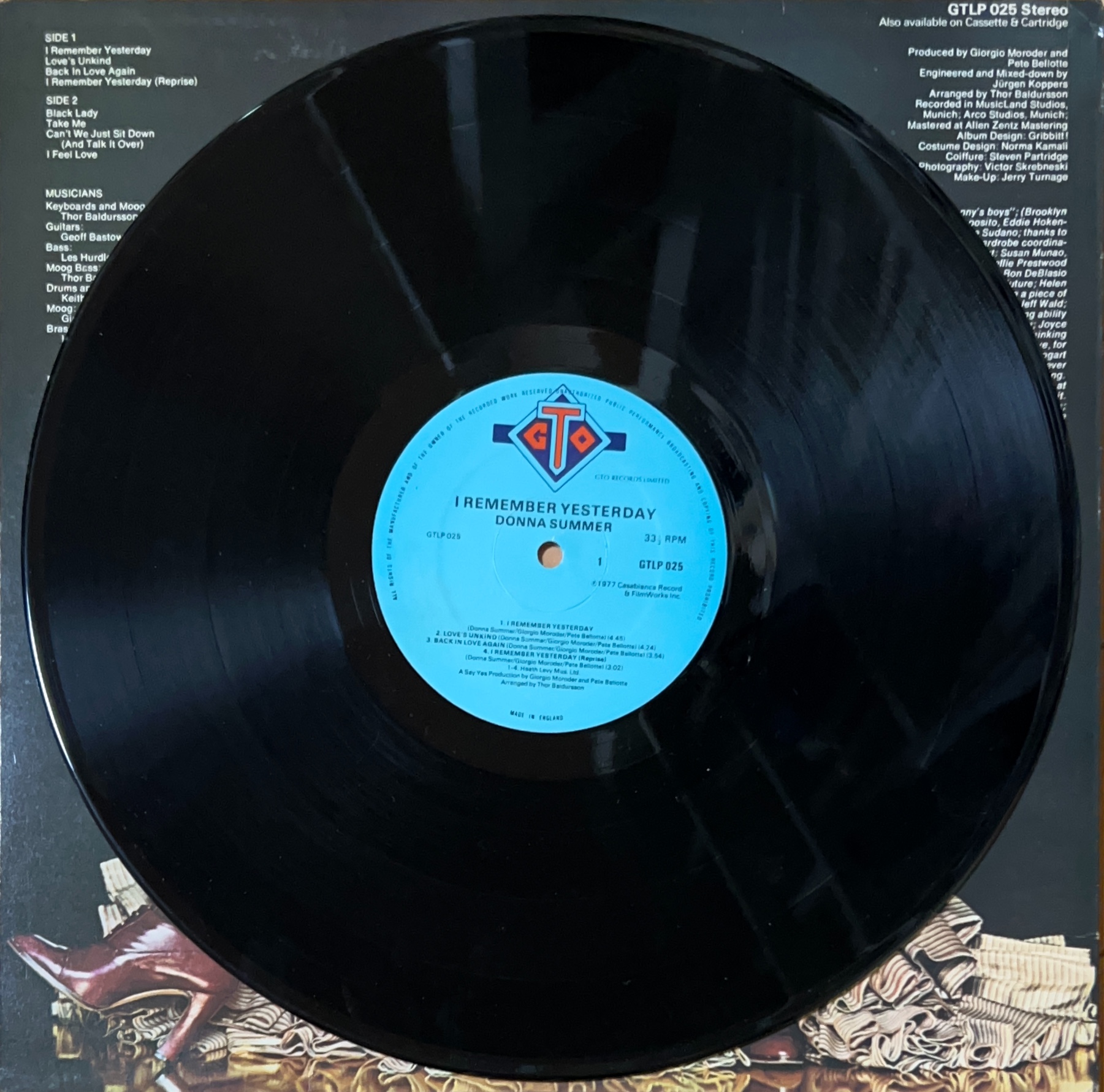 I Remember Yesterday [LP] - DONNA SUMMER - bar chiba Music Store