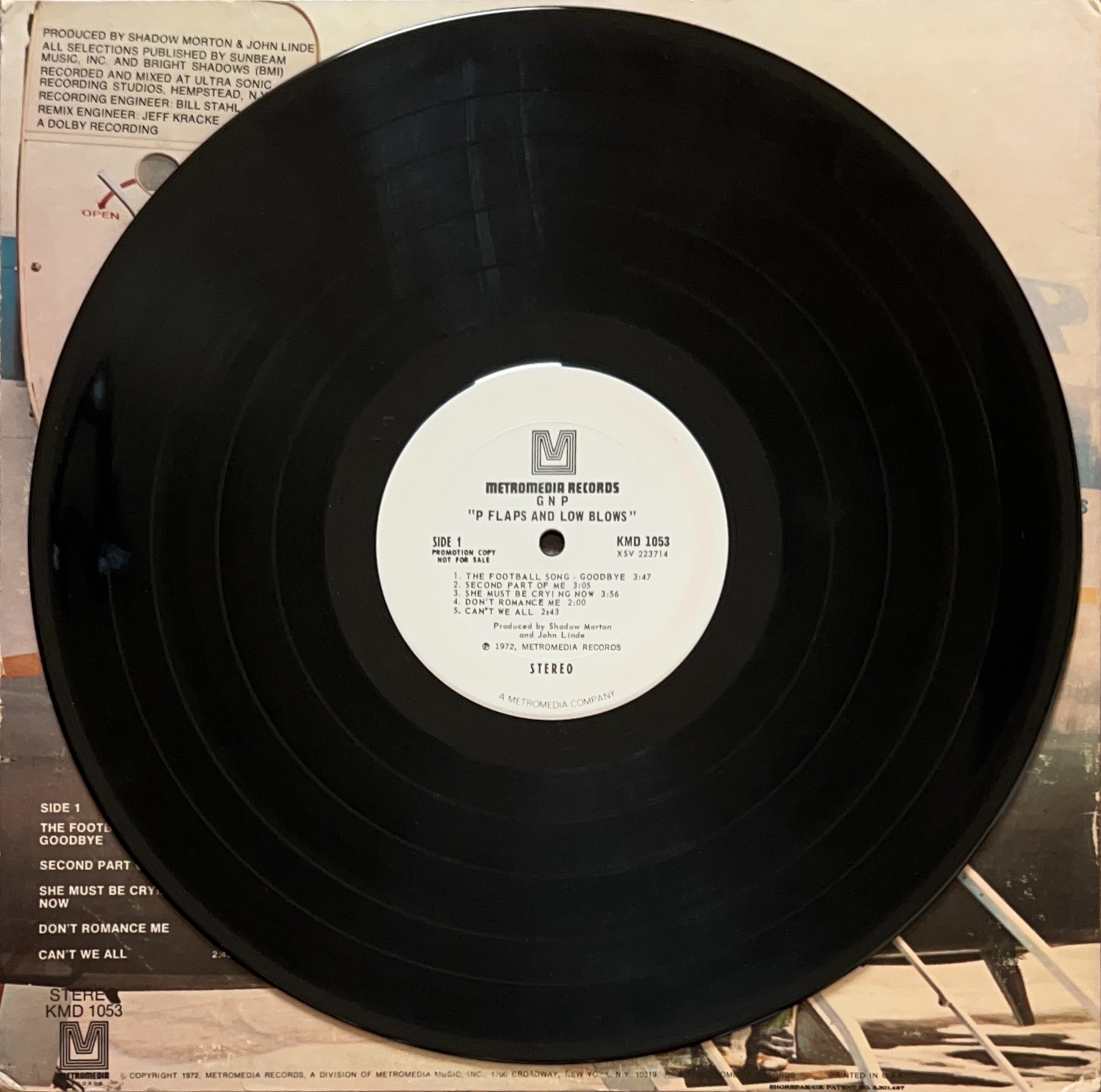 P-FLAPS AND LOW BLOWS [LP] - GROSS NATIONAL PRODUCTIONS - bar chiba ...