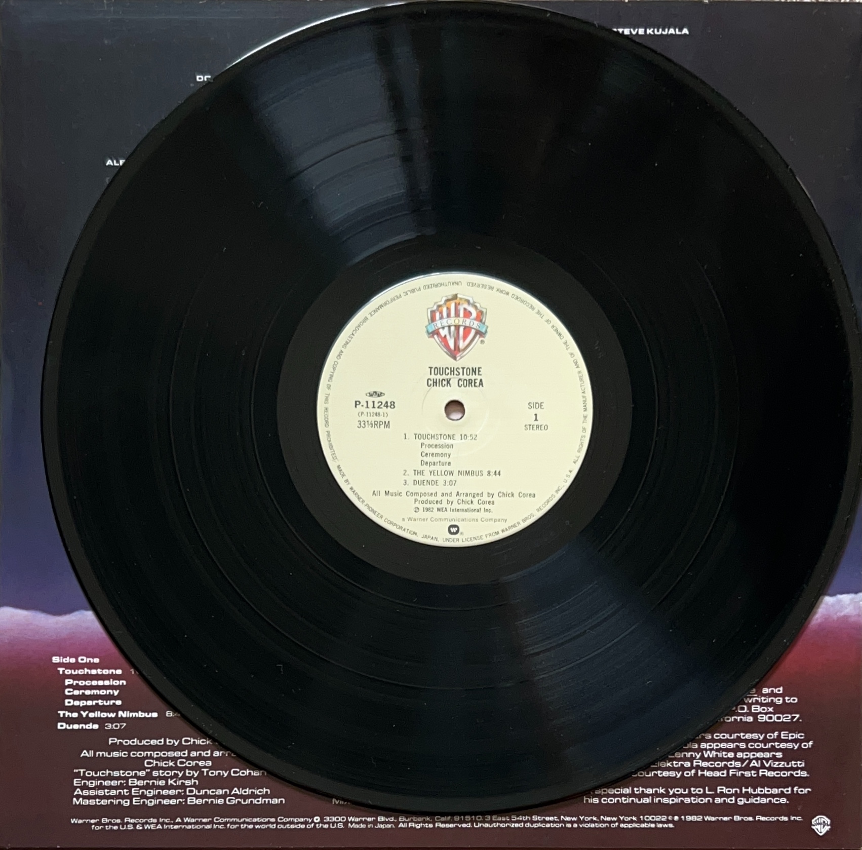 TOUCHSTONE / タッチストーン [LP] - CHICK COREA - bar chiba Music Store