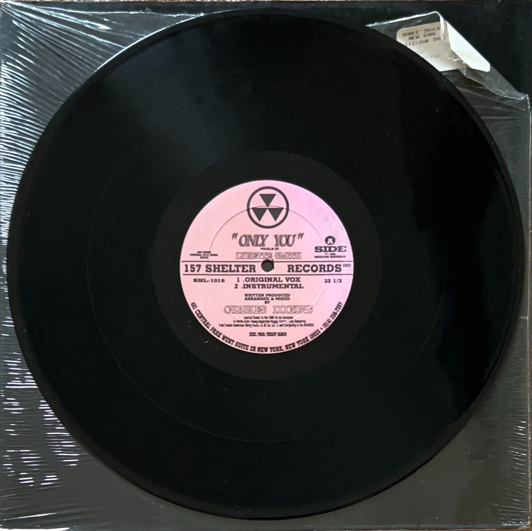 Only You [12inch vinyl] - Charles Dockins Featuring Lynette Smith - bar ...