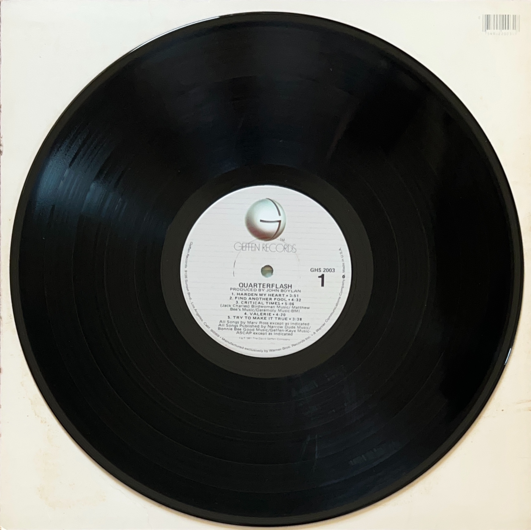 QUARTERFLASH [LP] - Quarterflash - bar chiba Music Store