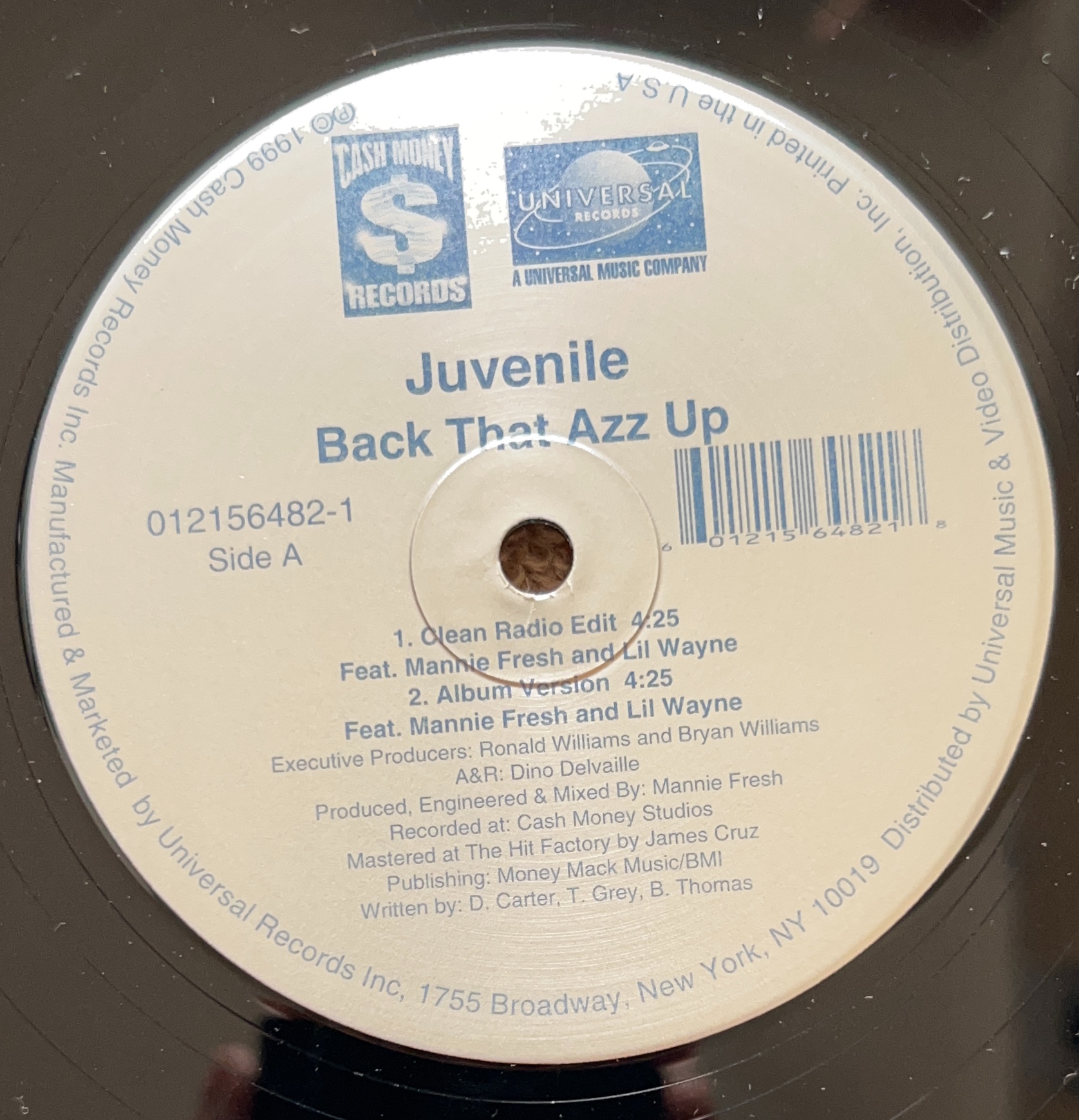BACK THAT AZZ UP [12inch vinyl] - JUVENILE - bar chiba Music Store