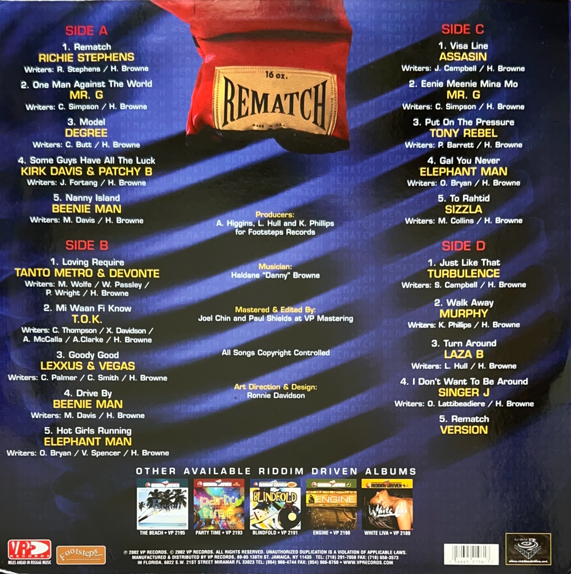 RIDDIM DRIVEN：REMATCH [2LP] - bar chiba Music Store