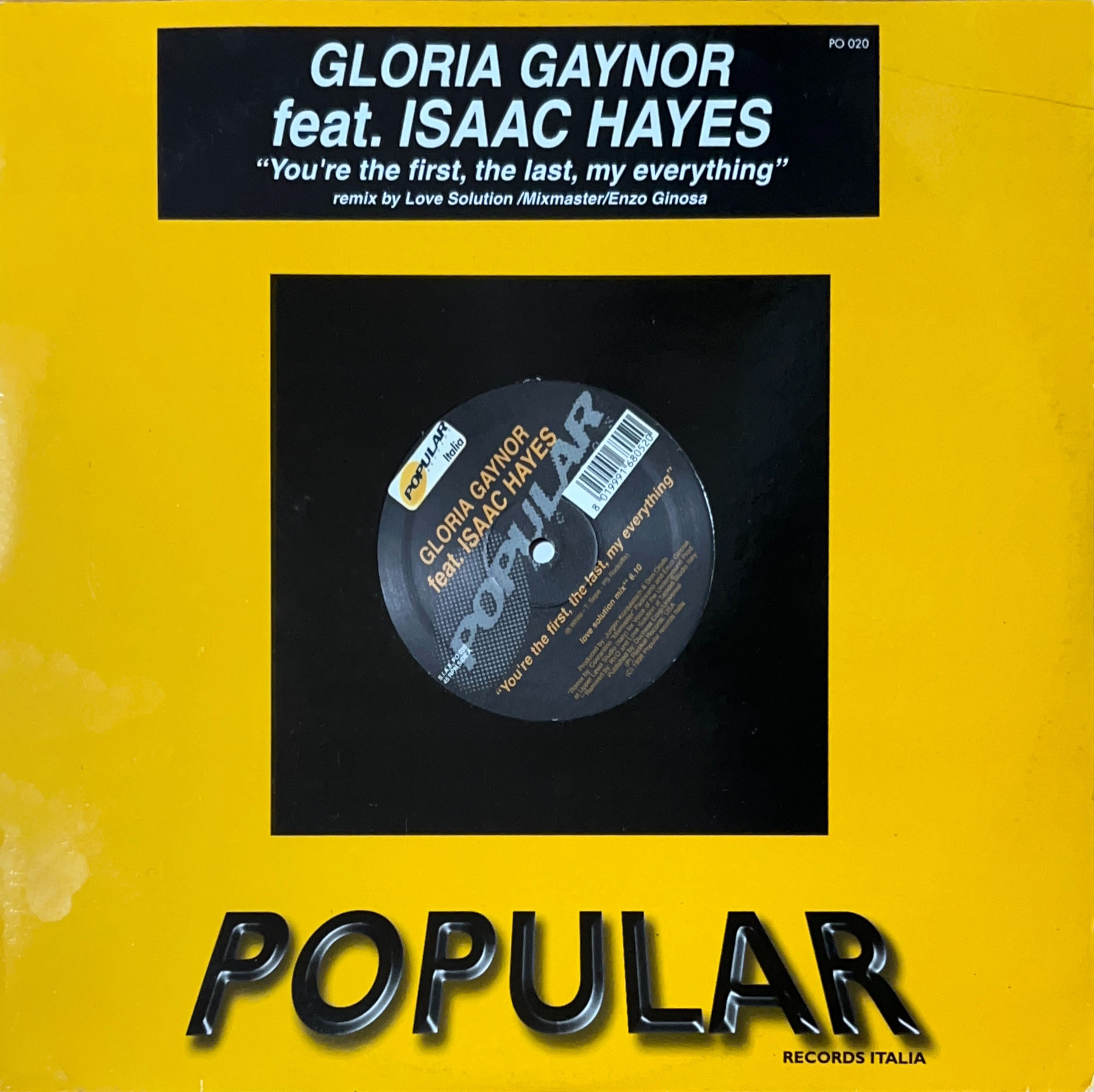 You're The First, The Last, My Everything [12inch vinyl] - GLORIA ...